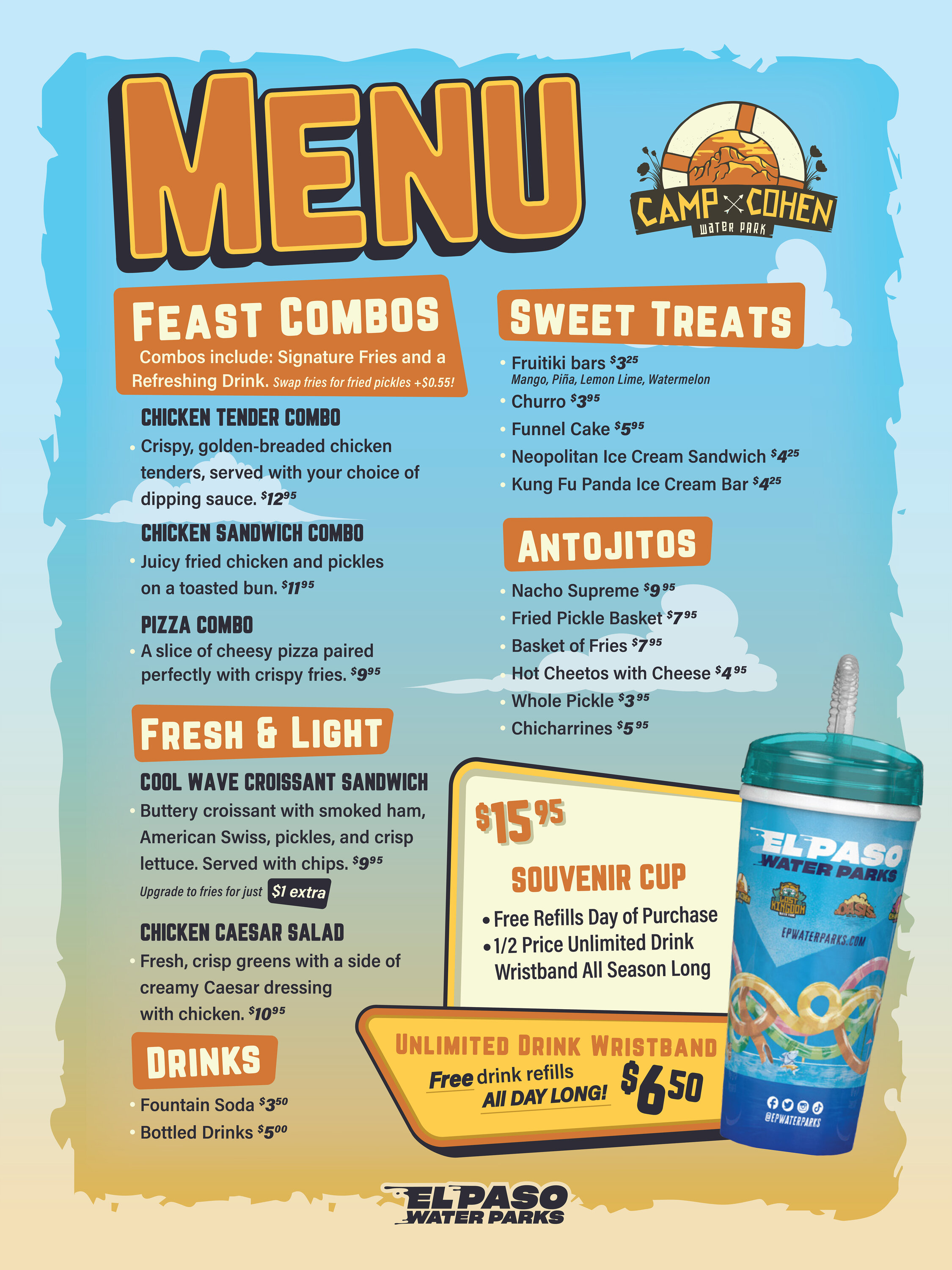 Eats & Drinks - El Paso Water Parks